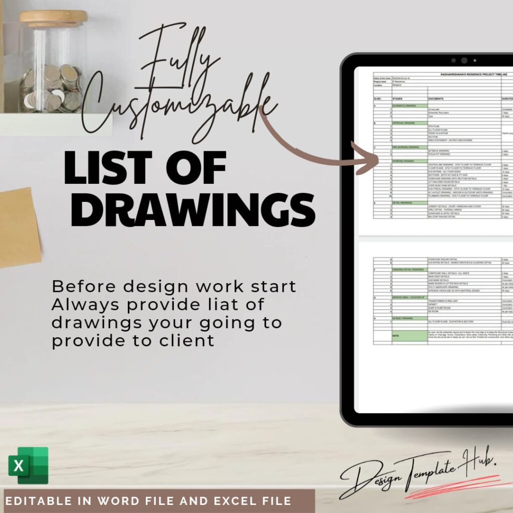 INTERIOR DESIGN STARTUP BUNDLE for Residential – 7 files ( Mood board ...