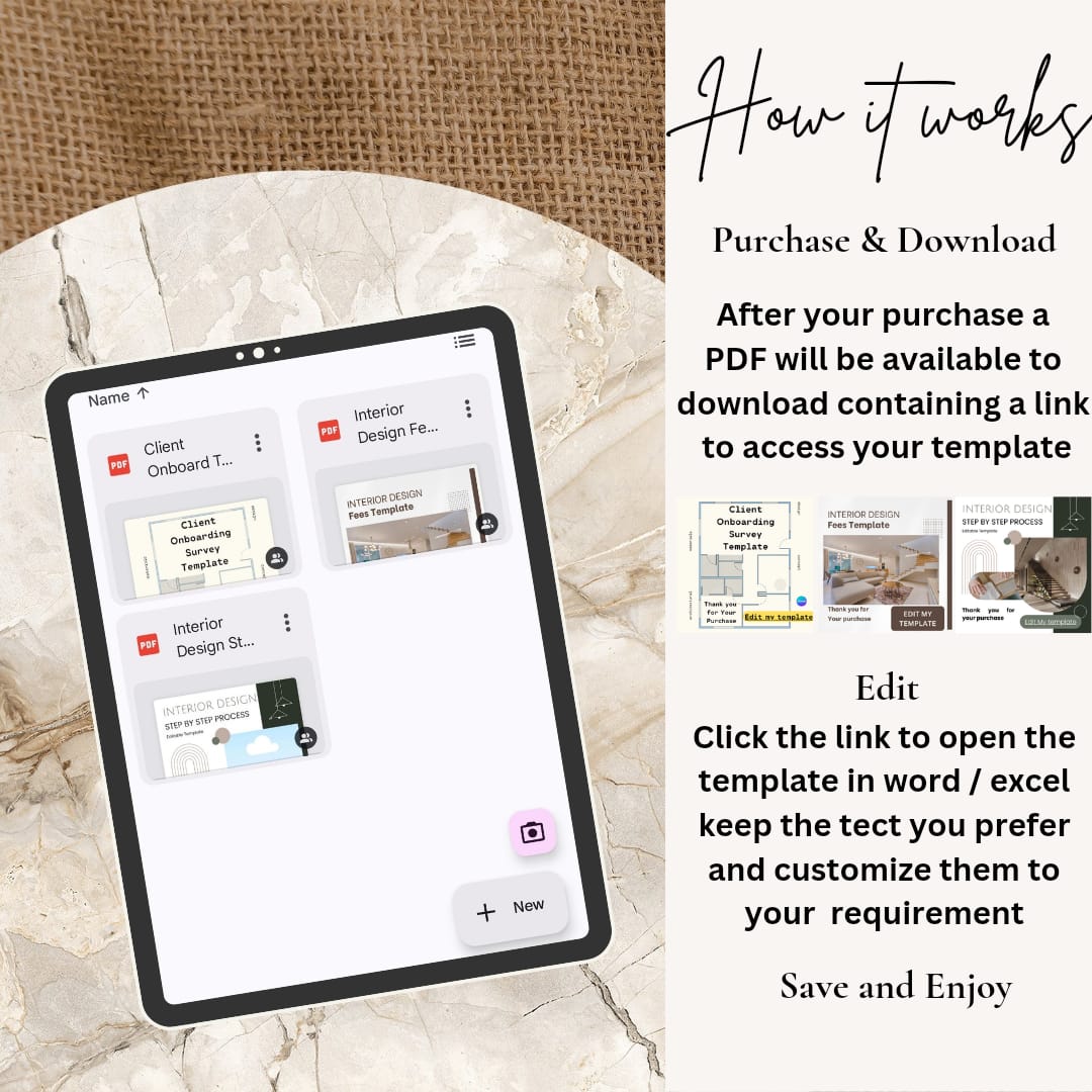 Get 3 Interior Design Editable Template Bundle – Design Template Hub