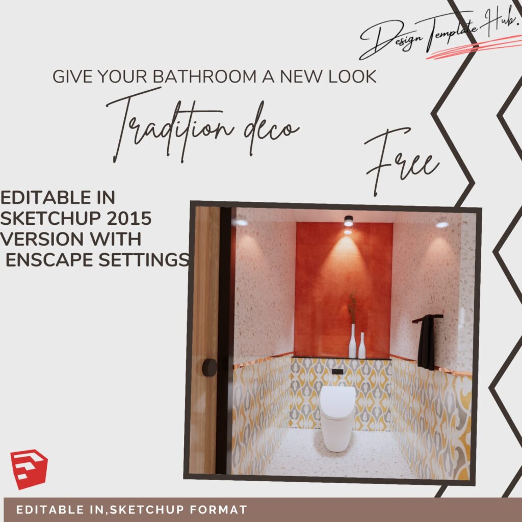 Bathroom Design 2 options [ Sketchup 2015 with Enscape ] – Design ...
