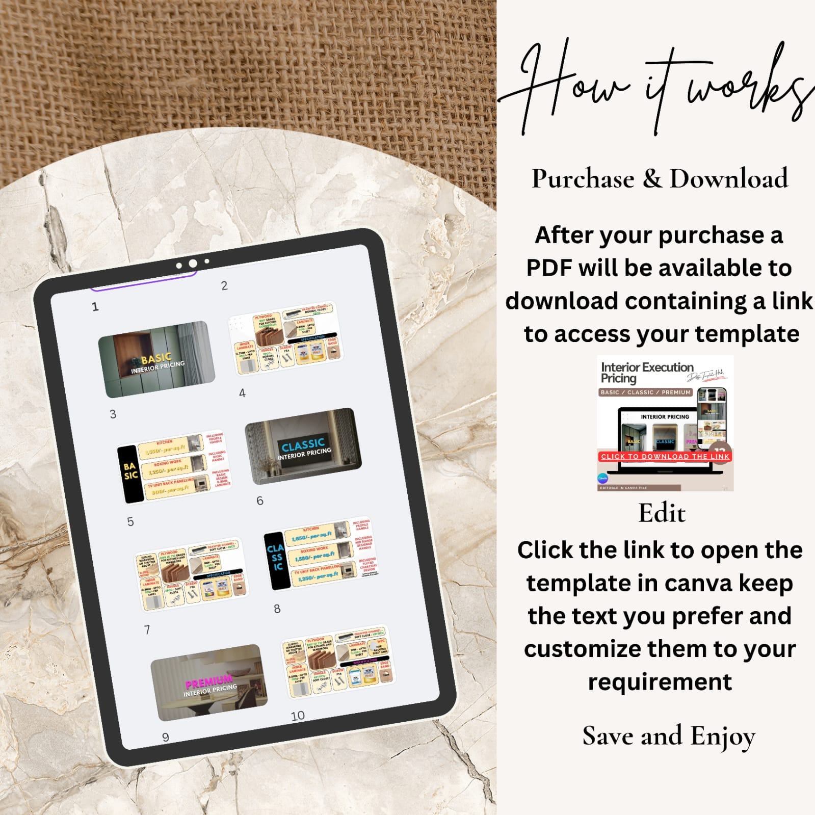 Interior Execution Pricing ( Basic | Classic | Luxury ) – Design ...